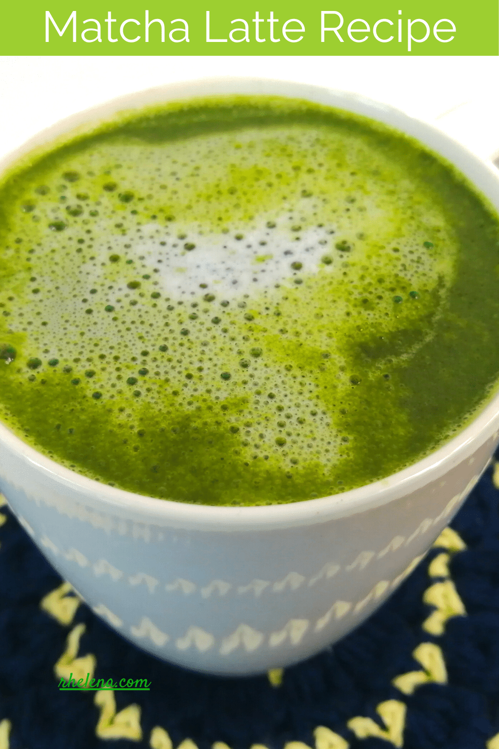 Matcha Green Tea Latte Recipe - Rhelena