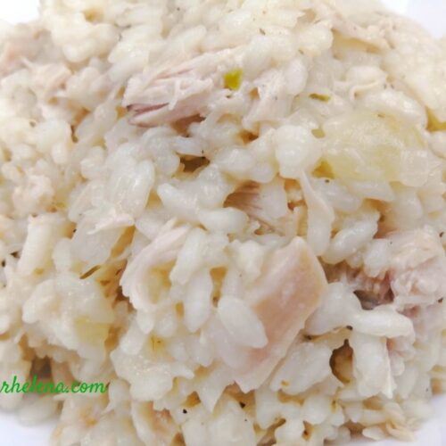 Leftover Turkey Risotto Recipe - Rhelena